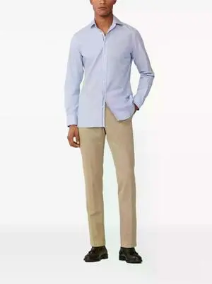 HACKETT LONDON Kensington Belt-loop Trousers
