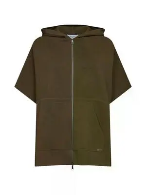 Max Mara Milano-knit Short-sleeve Hoodie