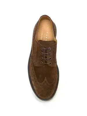 HENDERSON BARACCO Suede Lace-up Fastening Brogue Shoes