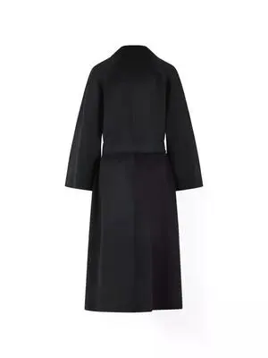 Max Mara Ludmilla Belted Cashmere Coat - Black