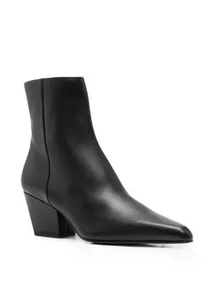 Paris Texas Pointed-toe Leather Ankle Boots