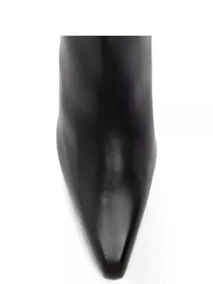Paris Texas Pointed-toe Leather Ankle Boots