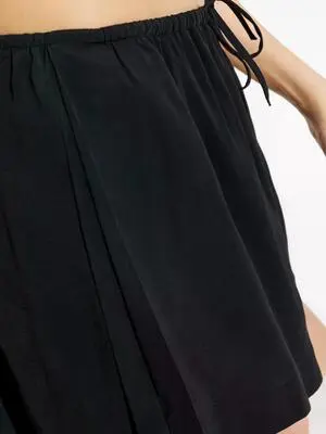 Alexander Wang Drawstring-waist Silk-blend Shorts