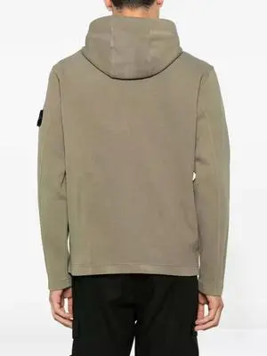 Stone Island Logo-patch Zip-up Hoodie