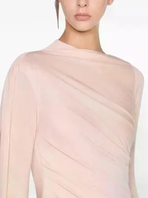 CHATS BY C.DAM Asymmetrical Draped Maxi Dress