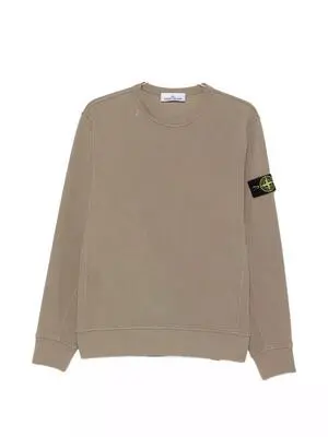 Stone Island Logo-patch Sweatshirt - Green