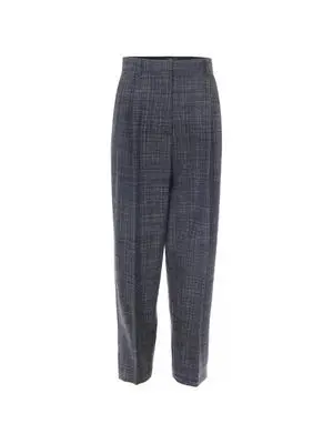 Fabiana Filippi Bouclé-effect Pressed-crease Trousers