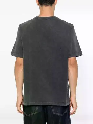 Maison Kitsuné Faded-effect Fox Head T-shirt