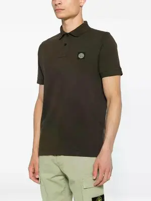 Stone Island Logo-patch Polo Shirt