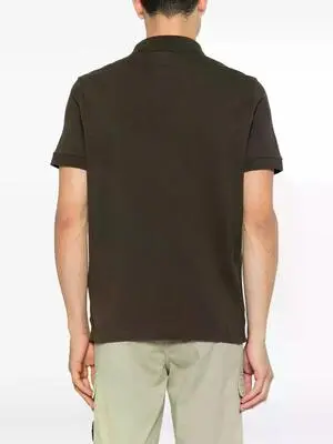 Stone Island Logo-patch Polo Shirt - Green