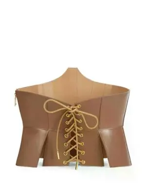 Elisabetta Franchi Bustier Belt With Zips