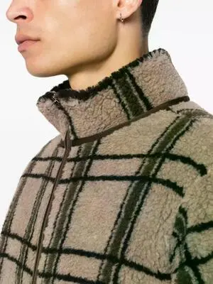 RANRA Check-pattern Fleece Jacket