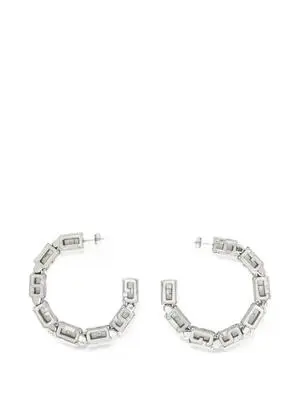 Gcds Cube-logo Half-hoop Earrings