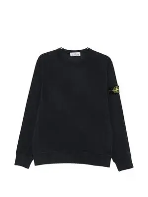 Stone Island Logo-patch Sweatshirt - Blue