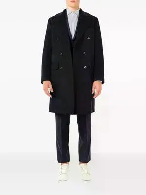 AL DUCA D’AOSTA 1902 Double-breasted Notch-lapel Coat - Blue