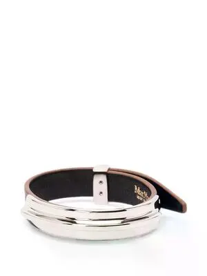 Max Mara Agiate Leather Bracelet