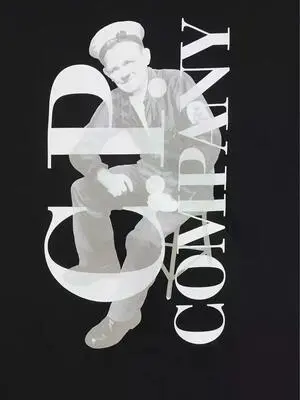 C.P. COMPANY Logo-print Graphic-print T-shirt
