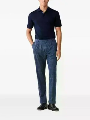 HACKETT LONDON Short-sleeve Knit Polo Shirt