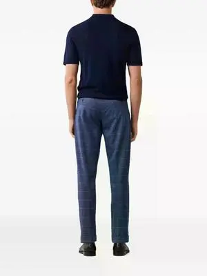 HACKETT LONDON Short-sleeve Knit Polo Shirt