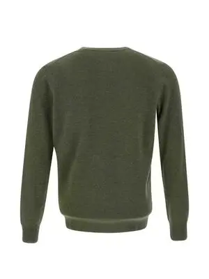 KANGRA Crew-neck Ribbed-trim Sweater