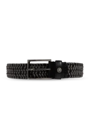 Paul & Shark Belt With Logo - Grey
