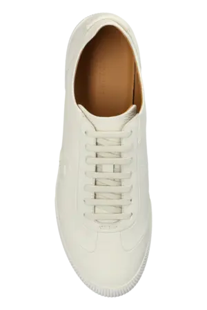 Giorgio Armani Leather Sports Shoes - Cream