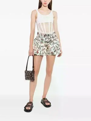 Sacai Floral Printed Shorts