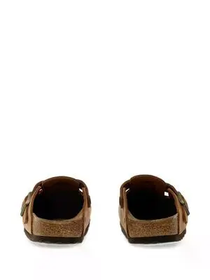 BIRKENSTOCK Boston Buckle-fastening Mules - Brown