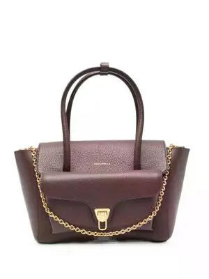 COCCINELLE Leather Tote Bag - Red