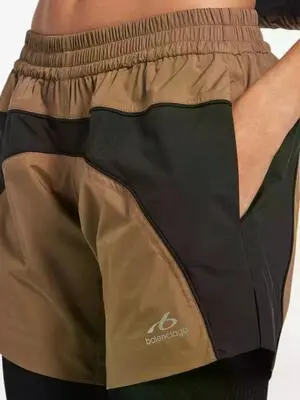 Balenciaga Logo-print Panelled Shorts