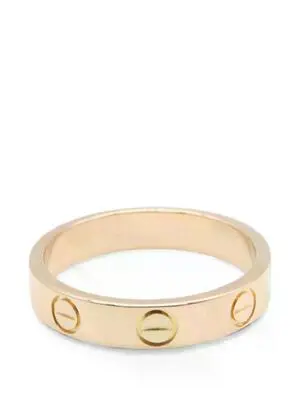 Cartier 18k Rose Gold Love Collection Ring - Pink