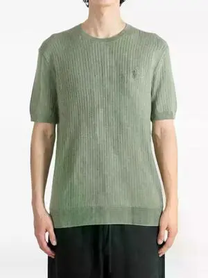 Polo Ralph Lauren Ribbed Knit Short-sleeve Sweater