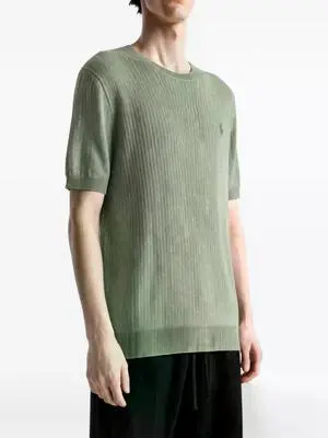 Polo Ralph Lauren Ribbed Knit Short-sleeve Sweater
