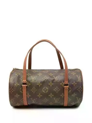 LOUIS VUITTON 1996 Monogram Papillon 26 Handbag - Brown