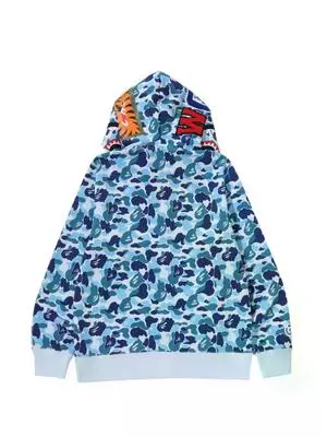 A BATHING APE Full-zip Camouflage-print Hoodie