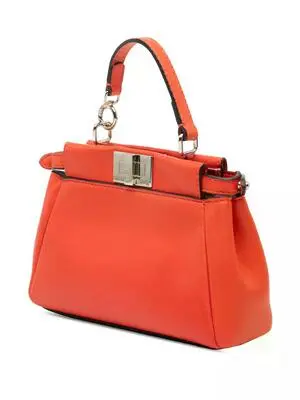 Fendi 2010-2026 Micro Leather Peekaboo Satchel