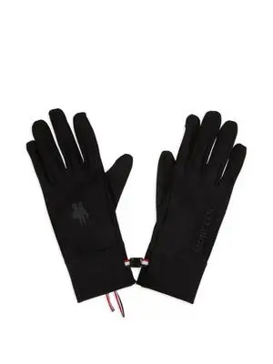 Moncler Logo-print Touch-screen Gloves - Black