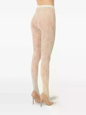 Wolford Floral Lace-mesh Tights