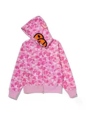 A BATHING APE Full-zip Camouflage-print Hoodie