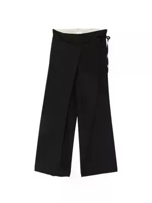 ALYSI Wrap-style Trousers - Black