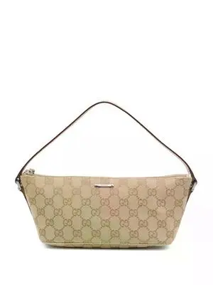 Gucci 2000-2015 Gg Canvas Boat Shoulder Bag - Neutrals