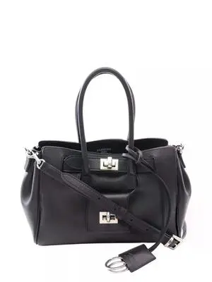 Balenciaga 2005-2026 Mini Calfskin Bel Air Carry All Tote Satchel - Black