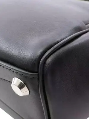 Balenciaga Mini Calfskin Bel Air Carry All Tote Satchel - Black