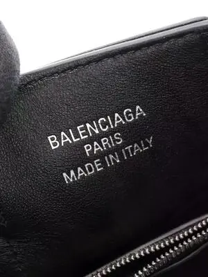 Balenciaga Mini Calfskin Bel Air Carry All Tote Satchel - Black