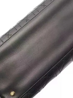 Dior Medium Lambskin Cannage Lady Satchel - Black