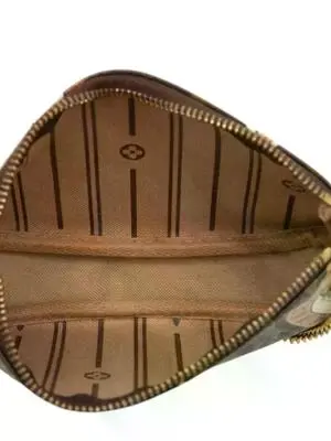 LOUIS VUITTON 2009 Monogram Trunks & Bags Patch Mini Pochette Accessoires Handbag - Brown