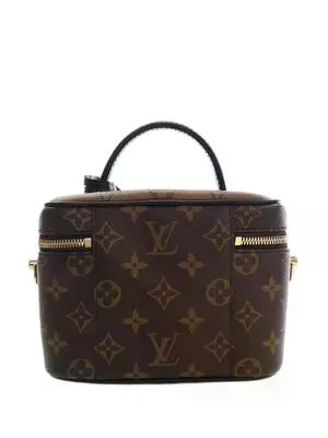 LOUIS VUITTON 2000-2026 Monogram Reverse Vanity Pm Satchel