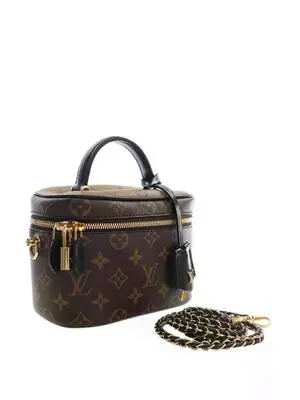 LOUIS VUITTON 2000-2026 Monogram Reverse Vanity Pm Satchel