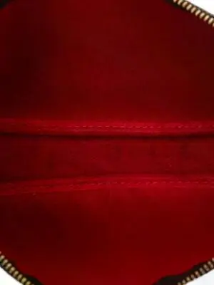 LOUIS VUITTON 2009 Damier Ebene Pochette Accessoires Shoulder Bag