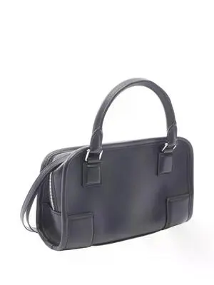 Loewe Mini Leather Amazona Satchel - Black